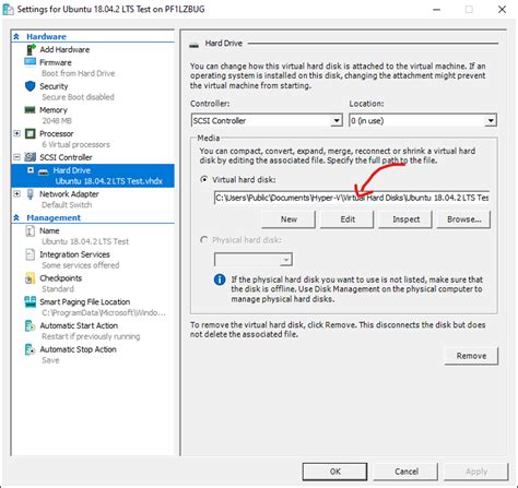 resize disk for ubuntu hyper v quick create image
