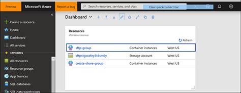 sftp on azure code samples microsoft docs