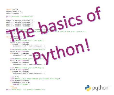 python basics 4 steps instructables