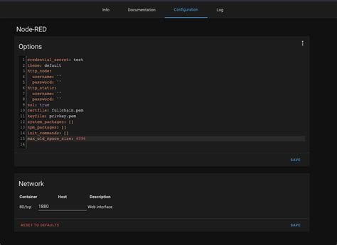 node red fatal error ineffective mark compacts near heap limit