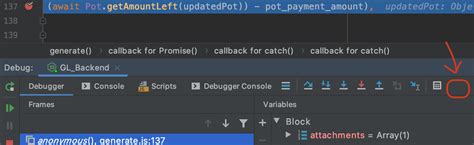 javascript webstorm async await debug node js sails js stack overflow