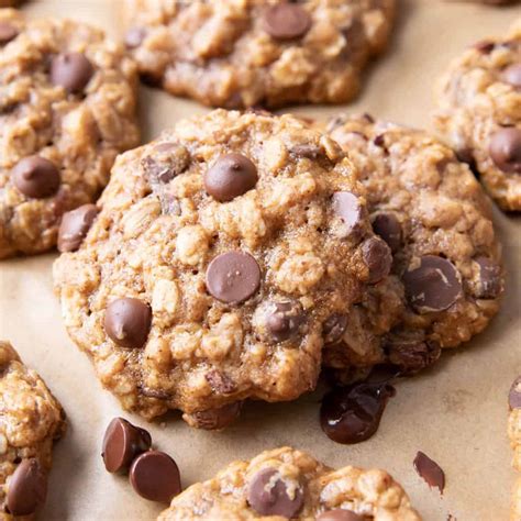 Easy Healthy Oatmeal Chocolate Chip Cookies Recipe Beaming Baker
