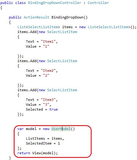 ways to bind dropdown list in mvc mindstick