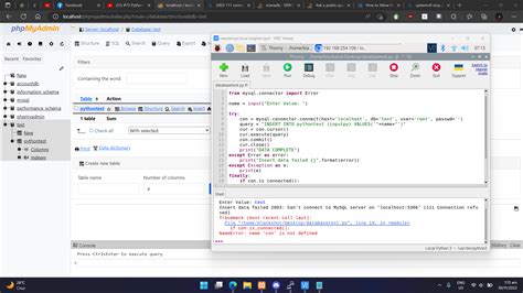 networking error 2003 can t connect to mysql server on localhost