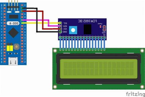 lcd 16x2 via i2c with stm32