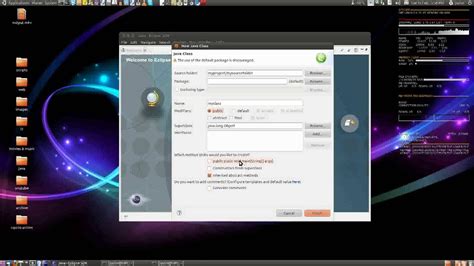 how to write a hello world java program in eclipse youtube