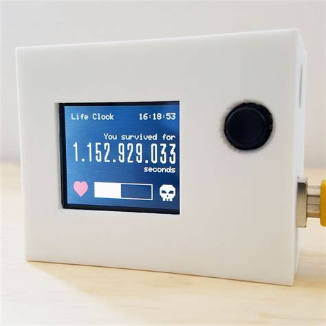 a clock that tells when you ll die