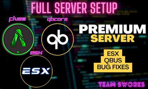 Create Fivem Server Esx Or Qbus With Premium Scripts By Zulqarnainpe809