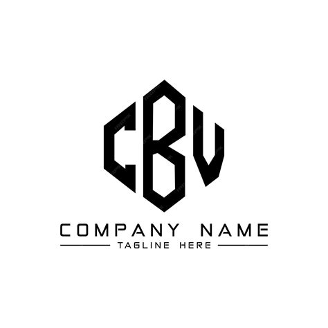 Premium Vector Cbv Letter Logo Design With Polygon Shape Cbv Polygon