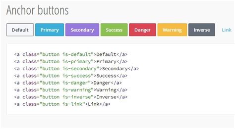 semantic flat buttons with html and css kanso 365 web