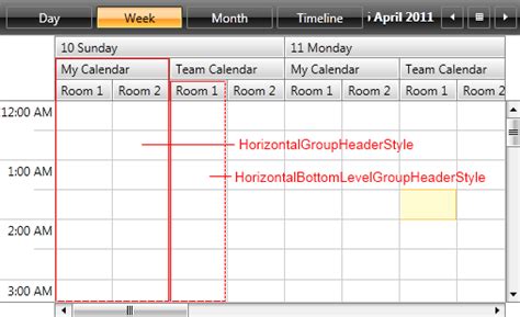 wpf scheduleview styling the groupheaders telerik ui for wpf