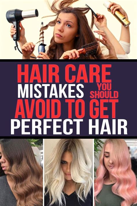 Hair Care Mistakes You Should Avoid To Get Perfect Hair Hair Care