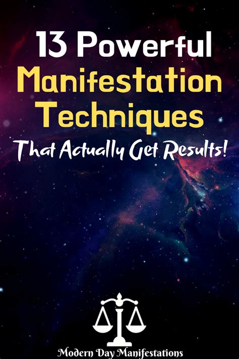 13 Powerful Manifestation Techniques That Actually Get Results