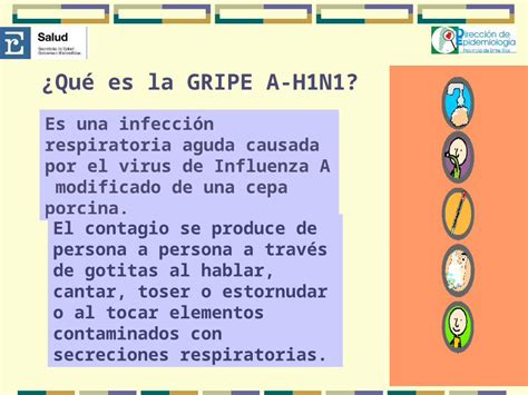 Ppt ¿qué Es La Gripe A H1n1 Es Una Infección Respiratoria Aguda