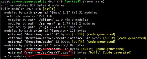 node js syntaxerror unexpected token when bundling a css file