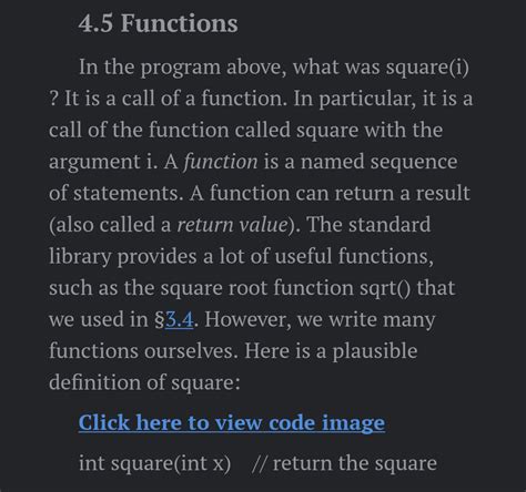 c undeclared identifier error on using square function given in a