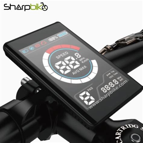 sharpbike 36v 48v 60v electric bike 3 5 inch tft lcd display colorful