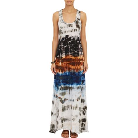 Gilda Midani Tie Dye Slub Maxi Dress In Multicolor Multi Lyst