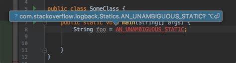 java intellij access static variables from another class within
