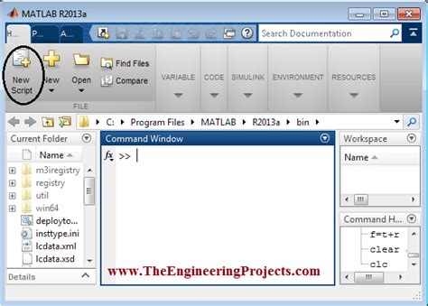 how to create m file in matlab the engineering projects