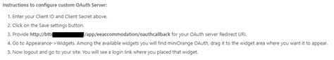 clearpass oauth2 authentication wordpress redirect uri security
