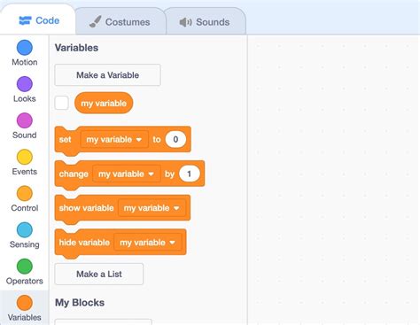 variables in scratch programming geeksforgeeks