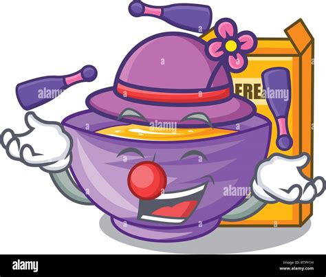 Juggling Cereal Box Isolated With The Cartoons Stock Vector Image And Art