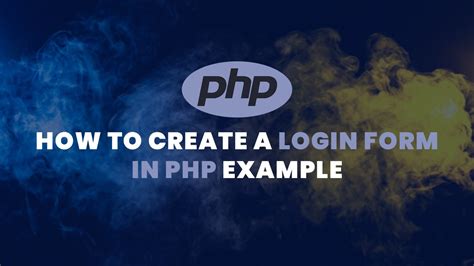 how to create a login form in php example laraveltuts