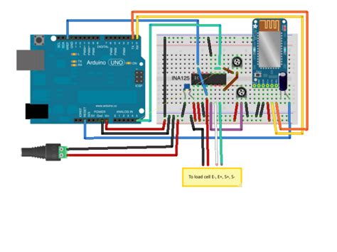 strain gauge arduino circuit diagram wiring view and schematics diagram