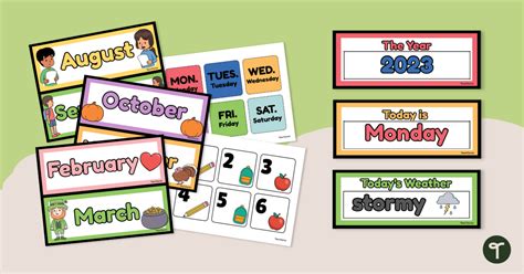 Mystical Magical Months Of The Year Mini Bulletin Board Set 55 Off