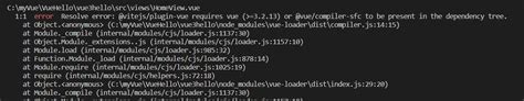 error resolve error vitejs plugin vue requires vue 3 2 13 or vue