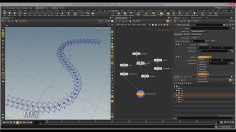 houdini orienting objects to a curve youtube