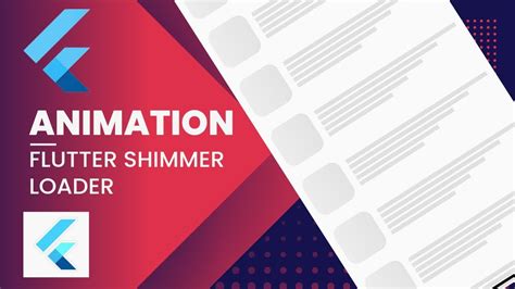 flutter shimmer effect animation loader flutter 3 youtube