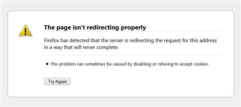 [solved] mengatasi firefox error the page isn t redirecting properly