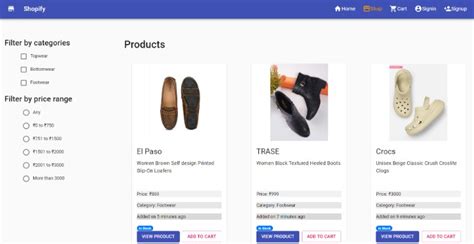shopping react js examples
