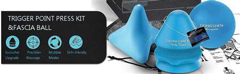 Dongshen Massage Ball Kit Deep Tissue Physio Ball 3 Piece Personal
