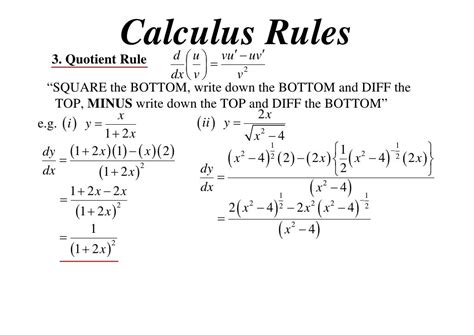 11 x1 t09 06 quotient and reciprocal rules 2012