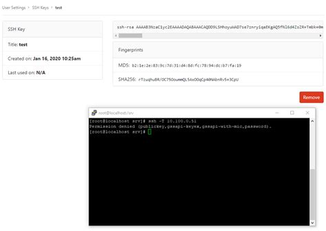 can t push from git to gitlab via ssh asks for password how to use