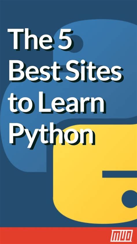 the 5 best websites to learn python programming basic