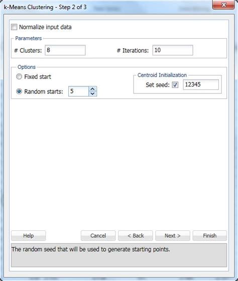 k means clustering example solver