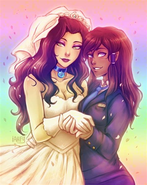 Safebooru 2girls Arm Around Waist Asami Sato Avatar The Last