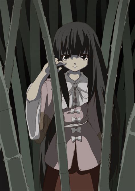Safebooru 1girl Bamboo Bamboo Forest Bangs Black Hair Bow Bowtie