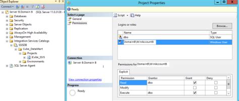 executing a sql server 2012 ssis package with a proxy