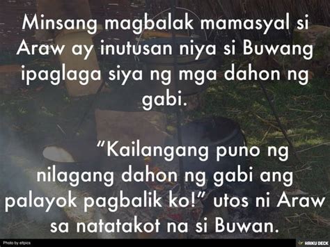 Alamat Ng Araw Buwan At Mga Bituin Ppt