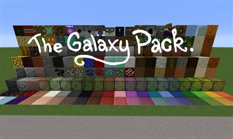 the galaxy pack for 1 8 100 complete resource packs