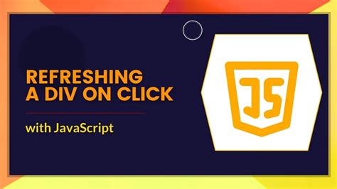 refreshing a div on click with javascript