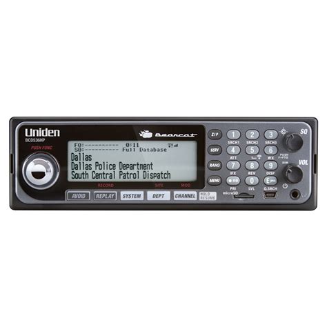 uniden bearcat bcd536hp police scanner