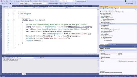 1 creating a basic grpc application on asp core youtube