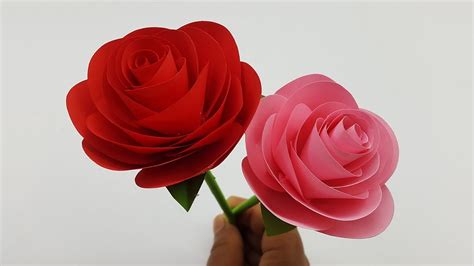 How To Make Paper Roses Step By Step With Pictures