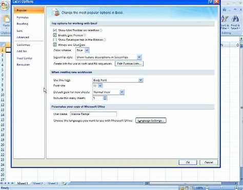 adding the analysis toolpak in excel 2007 for use in